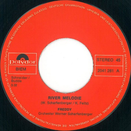 Freddy – River-Melodie|1970 Polydor ‎– 2041 281-Single