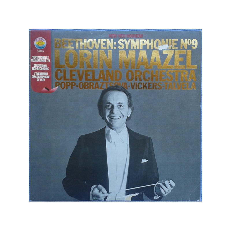 Beethoven‎ – Symphonie N°9-Lorin Maazel-Cleveland Orchestra |1979 CBS Masterworks ‎– 76999