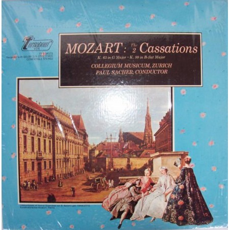 Mozart ‎– The 2 Cassations-Collegium Musicum Zürich- Paul Sacher ...