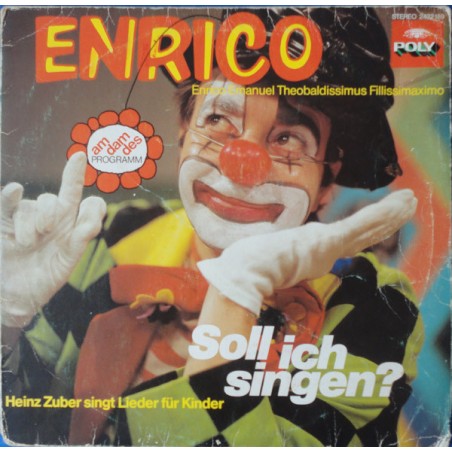 Zuber Heinz ‎– Enrico - Soll Ich Singen?|1977 Poly ‎– 2432 189