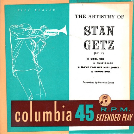 Getz ‎Stan – The Artistry Of Stan Getz (No. 2)|1956 Columbia ‎– SEB ...