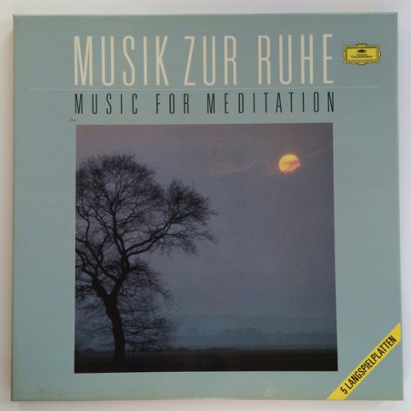Various ‎– Musik Zur Ruhe – Music For Meditation| DG ‎– 419848-1- 5 LP-Box