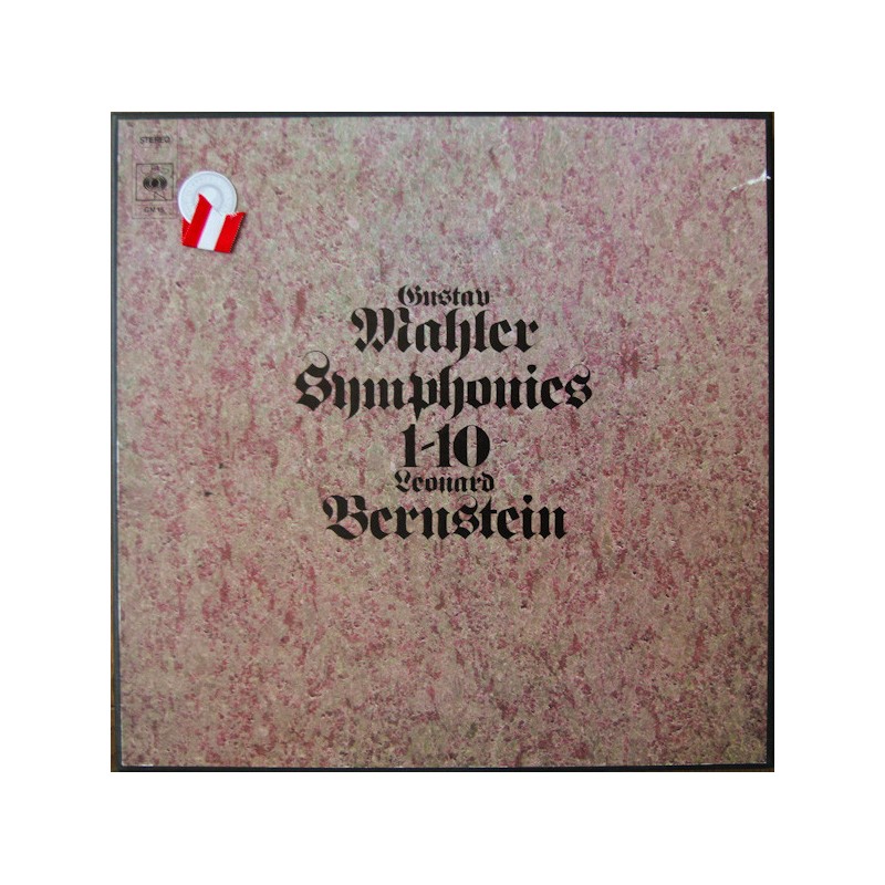 Mahler Gustav ‎– Symphonies 1-10- Leonard Bernstein|1975 CBS ‎– GM 15-15 LP-Box