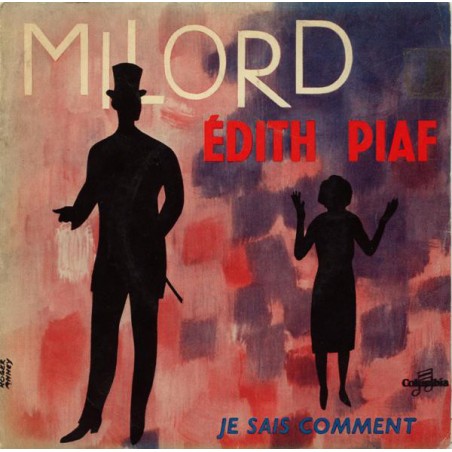Piaf ‎Edith – Milord |1959 Columbia ‎– ESRF 1245-Single