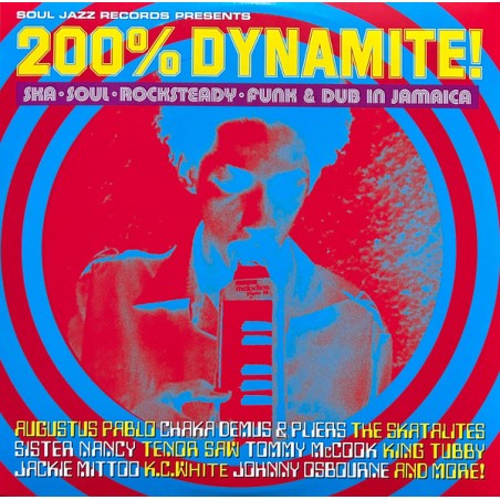Various – 200% Dynamite! |2023 Soul Jazz Records – SJR LP517C – 200% -RSD 2023-Red, Blue