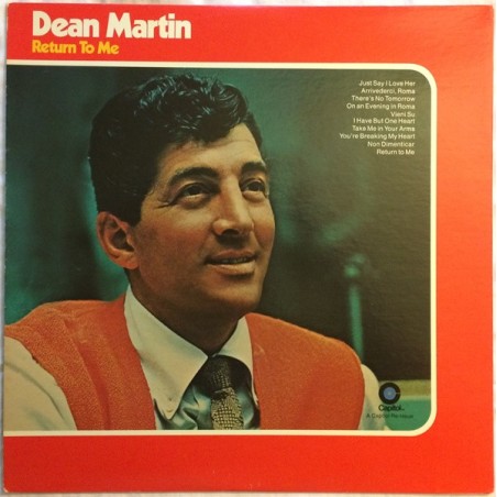 Dean Martin – Return To Me |1970 Capitol Records – SF-525