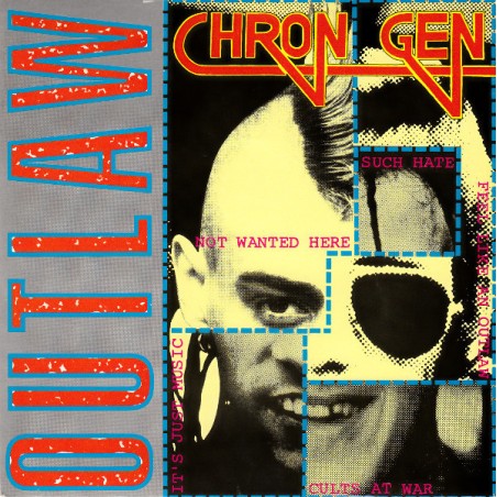 Chron Gen ‎– Outlaw|1982 Secret Records – SHH 139- Single