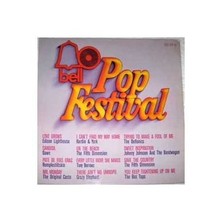 Various ‎– Bell Pop Festival|1970 Bell Records ‎– SPR 50