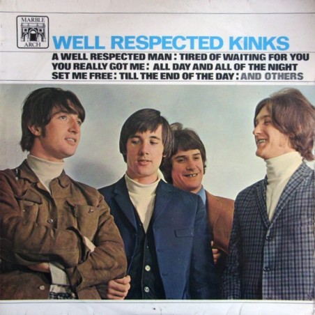Kinks ‎The – Well Respected Kinks|1965 Marble Arch Records ‎– MALS 612